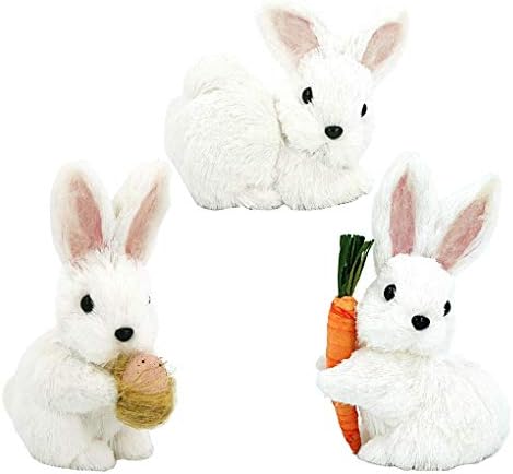 Amazon.com: Nature Vibe 4 Inches Farm Animals Easter Decor,Set of 3 ...
