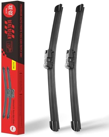 BERG REGEN® 22 inch-2 Pack Silicone Windshield Wiper Blades Replacement ...