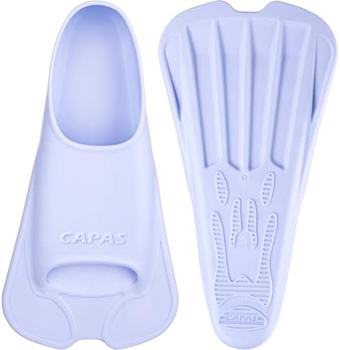 PW TOOLS Swim Training Fins, Silicone Swimming Flippers, Open Heel ...