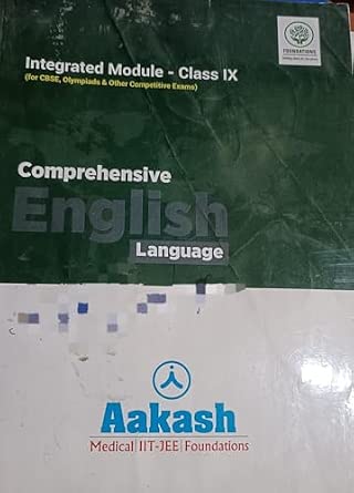 Integrated Module Comprehensive English Language Class 9 (Second Hand ...