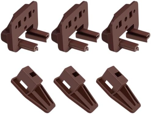 Drawer Slides and Guides, 3Pack Plastic Drawer Replacement Part for ...