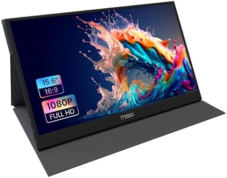 Amazon.com: Viewmax Portable Monitor: Stunning FHD Display, USB-C, HDMI ...
