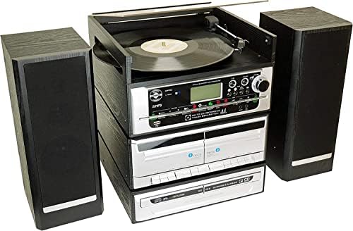 Steepletone Capitol Music Stack System, CD Burner. CD RECORDING 6-in-1 ...