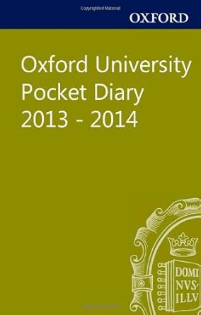 Oxford University Pocket Diary 2013-2014 HB: Amazon.co.uk ...