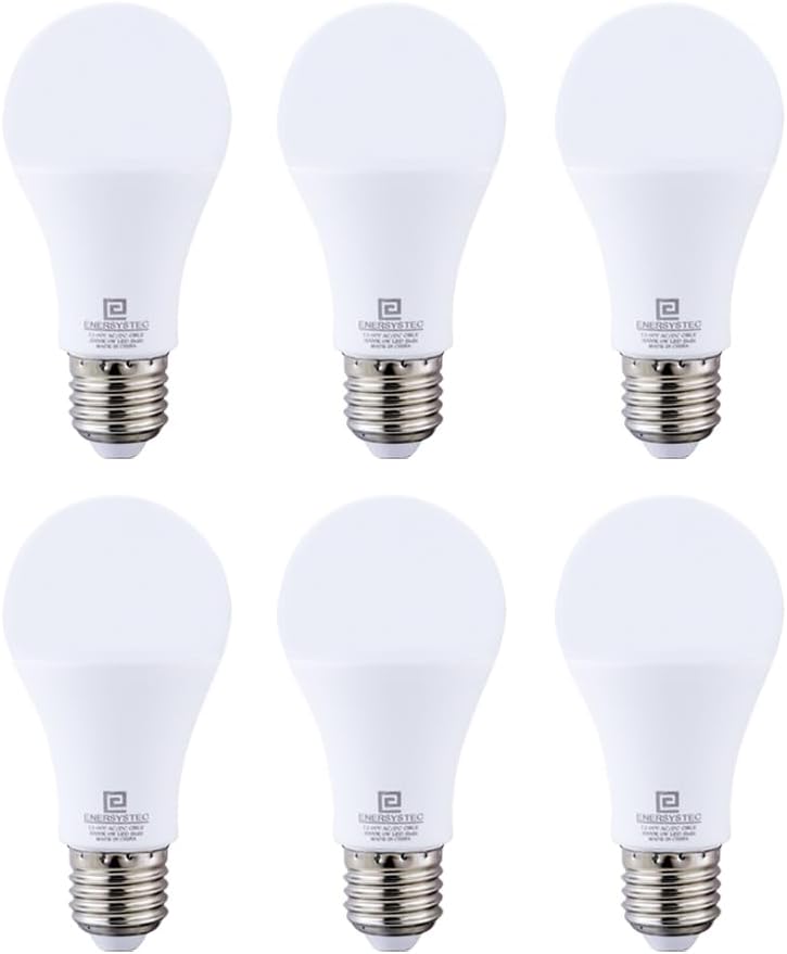 12V Edison LED Light Bulb Vintage Amber Spiral A19 12V E26 Bulb, DC/AC ...