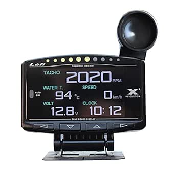 Amazon.com: Tachometer Automobile OBD2 Digital Turbo Boost Water Oil ...