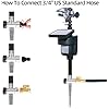 Amazon.com : Splanteen Lawn Solar Motion Sensor Water Sprinkler Motion ...