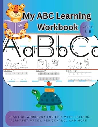 My ABC Learning Workbook: Learn to Write the Alphabet for Kids ...