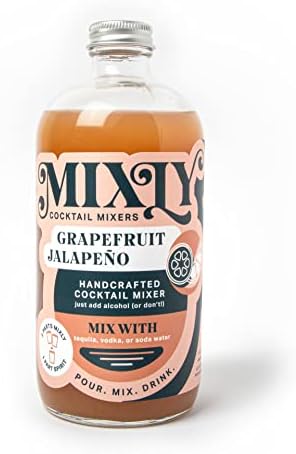 Amazon.com : Mixly Grapefruit Jalapeño Mixer, Made with Fresh Squeezed ...