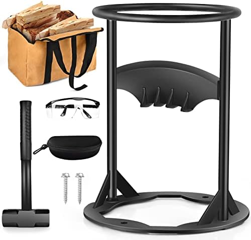 Amazon.com : SUNLUMI Wood Splitter Wedge Firewood Kindling Manual Log ...