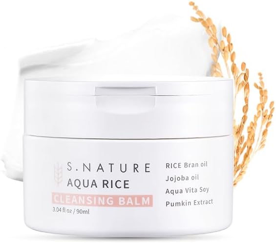 Amazon.com: S.NATURE AQUA RICE CLEANSING BALMㅣ Korean Makeup Remover ...
