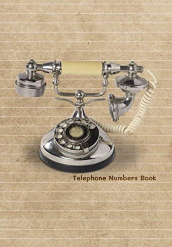 Amazon.com: Telephone Numbers Book: Telephone Number only Book Large ...