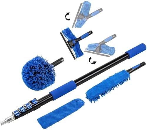 Amazon.com: High Reach Duster Cleaning Kit, 12 Ft Extension Pole, 20 Ft ...