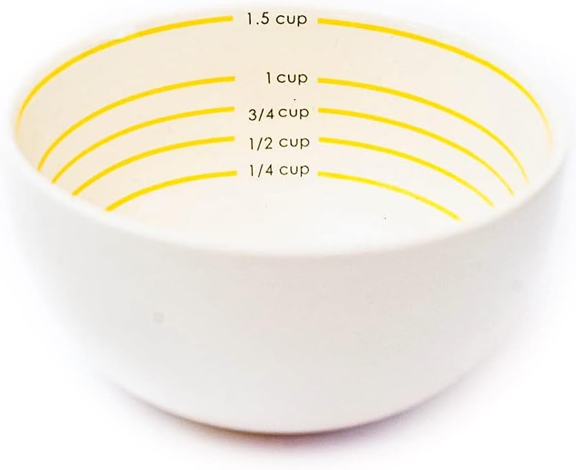 Amazon.com | Uba Portion Control Bowl (PORCELAIN) for Measuring ...