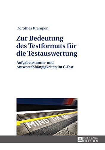 Zur Bedeutung des Testformats f????r die Testauswertung: Aufgabenstamm ...