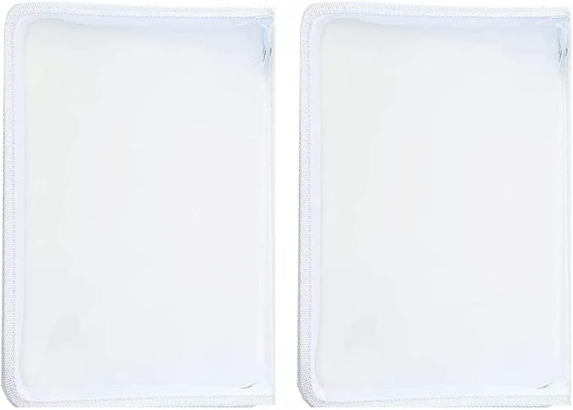 Amazon | B4 ファスナー付 クリアファイルケース ホワイト WHITE 白【 まとめ買い × 2個 】395mm 275mm 20mm｜ 年度末書類整理 書類収納ケース コンパクト ...