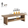 Amazon.com: Condemo 2 Tier Entryway Bench, 47.24" Shoe Bench, Rustic ...