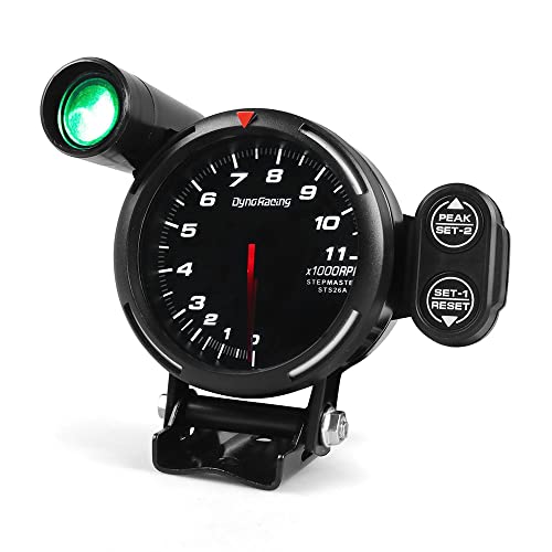 Dyno Racing 80MM Tachometer RPM Gauge High Speed Stepper Motor 7 Colors ...