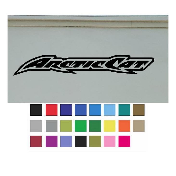 Amazon.com: Compatible Arctic Cat Decal Stickers Graphic Kit 2 piece ...