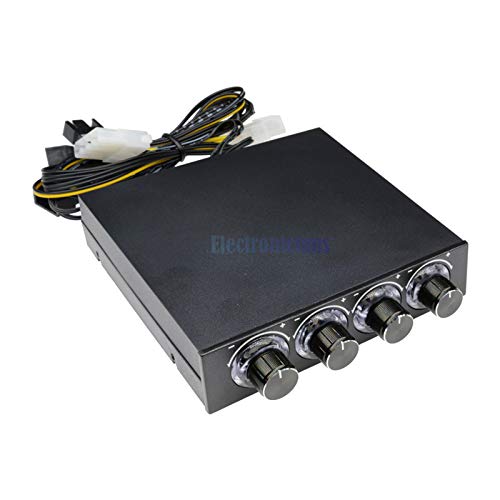 STW-6002 4 Channel Speed Fan Controller with Ultra-Bright Blue LED ...