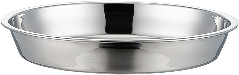 Amazon.com: Elsjoy 4 Pack 13 Inch Stainless Steel Pizza Pan, Deep Round ...