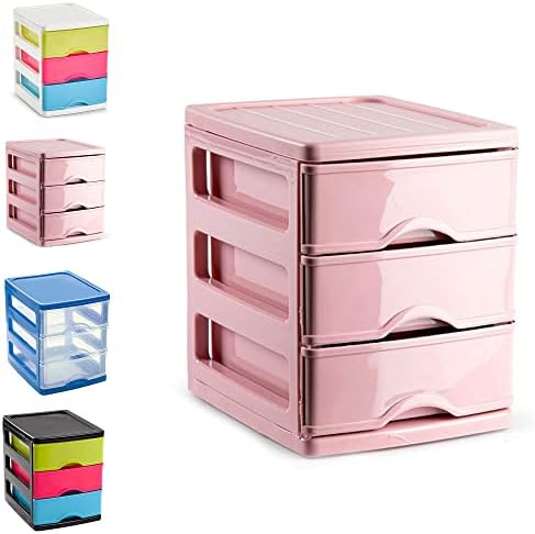 Plastic Desktop Storage Unit with Drawers, Stationary Arts Drawer ...