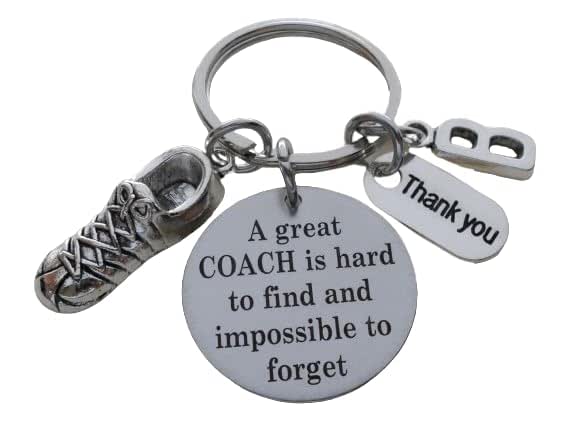 Amazon.com: Custom Coach Saying Keychain with Sports Charm; Coach ...