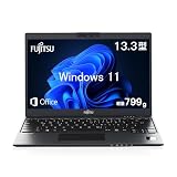 ・ブランド:WVX・製造元:FUJITSU・製造元/メーカー部品番号:U937-cr・驚異の軽さ &amp; 薄さ：わずか約799g・厚さ15.5mmの超軽量ボディ。 一般的なノートPC (約1.5kg) と比較して大幅に軽く、鞄に入れても...