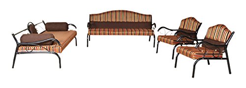 Mehidpurwala King Seven Seater Sofa (Multicolour) : Amazon.in: Home ...