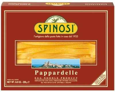 Amazon.com : Spinosi Pappardelle Pasta With Eggs - 250gr/8.8oz : Egg ...