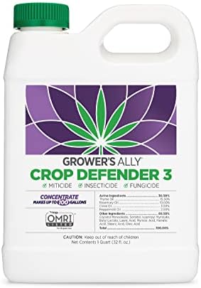 Buy Grower's Ally Crop Defender 3 | Natural, Safe & Organic Insecticide ...