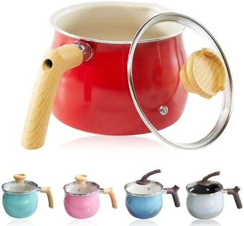Amazon | マルチポット ih 2.5L カラフル 鍋 マルチ ポット やかん 小さいなべ ナベ 片手 万能 深 卓上 ミルク 15cm ガス火対応 IH対応 ガラスふた付き 一人暮らし ...