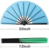 Amazon.com: Gionforsy 4pcs Clap Fan Fabric Large Folding Fan Chinese ...