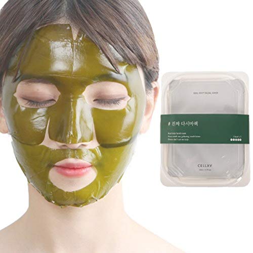 Amazon.com : DSHUNLILI CELLBN Cellxv 100% Real Kelp Facial Mask Sheet ...