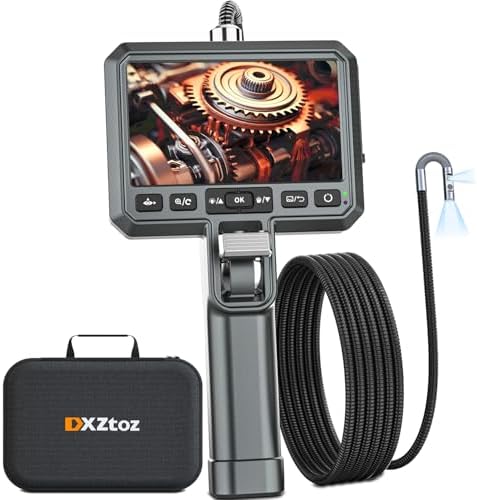 Amazon.com: DXZtoz Dual-Lens Articulating Borescope with Light, 0.25in ...