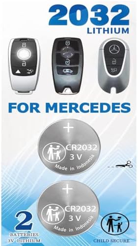 Amazon.com: Key Fob Replacement Batteries for Mercedes-Benz CR2032 (GLE ...