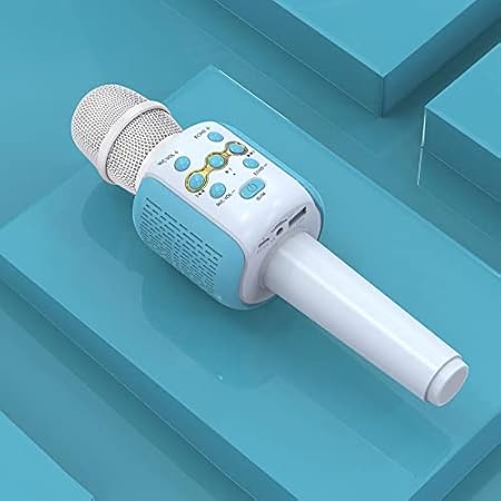 VRJTEC Wireless Handheld Multi-Function Bluetooth Singing Mike ...