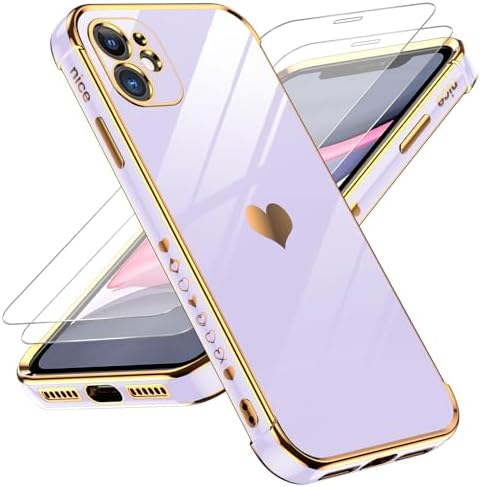 Amazon.com: LeYi for iPhone 11 Case: with Tempered Glass Screen Protector [2 Pack] + Full Camera ...