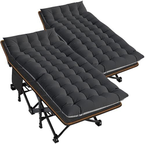 Amazon.com: EVER ADVANCED Extra Wide Camping Cot for Adults Oversized ...