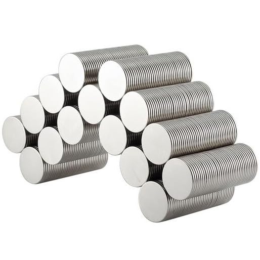 Hyoocct 100 Pieces 12x1mm Small Magnets Fridge Decorative Magnet for ...