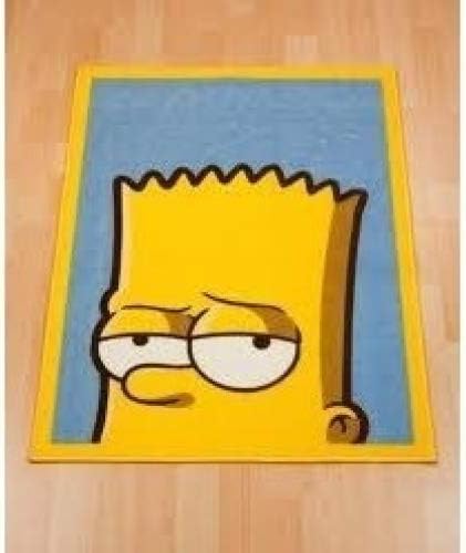 Childrens/Kids Boys Bart Simpson Bedroom Floor Rug/Mat (65cm x 90cm ...