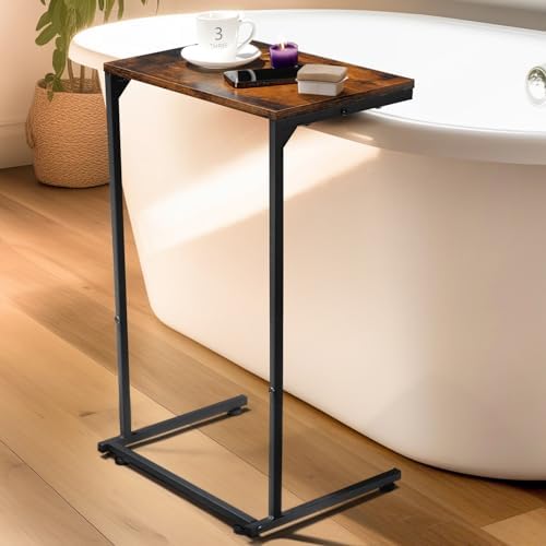 Amazon.com: Evermagin Bathtub Side Table - Handy Bath Tub Tray Table ...