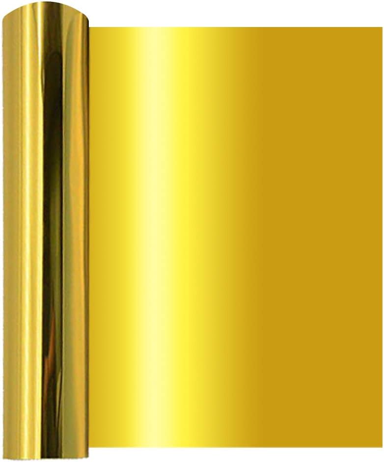Amazon.com: Tvinyl Warehouse Gold HTV Foil Heat Transfer Vinyl Roll 12 ...