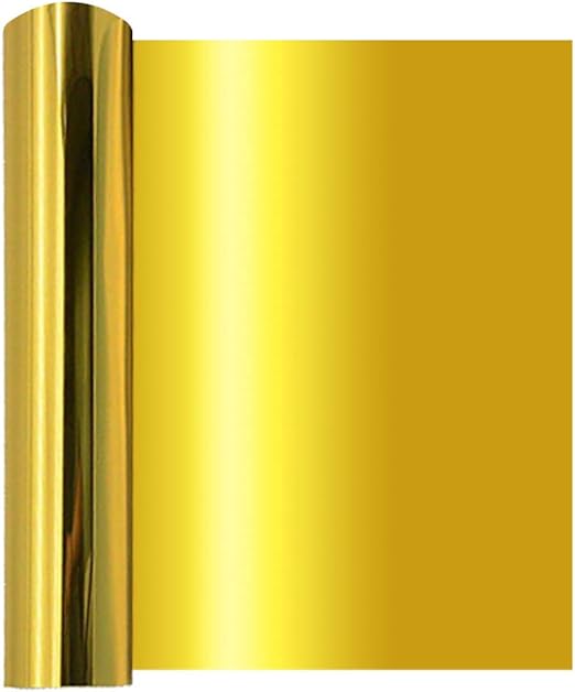 Amazon.com: Tvinyl Warehouse Gold HTV Foil Heat Transfer Vinyl Roll 12 ...