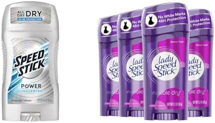 Amazon.com : Speed Stick Men's Antiperspirant Deodorant, Unscented, 3 ...