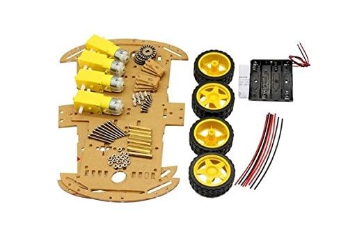 Nirman Labs 4WD Smart Robot Car Chassis Kits with Speed Encoder New ...