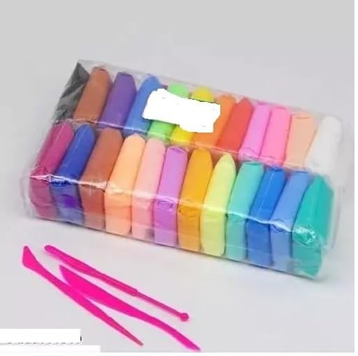Eclet (Pack of 12) Air Dry Clay, Colorful Children Soft Clay, Creative ...