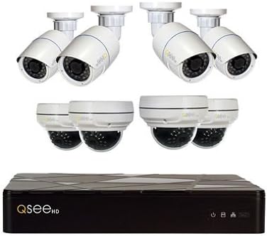 Amazon.com : Q-See Home Security System (QT878-8FF-2) 8 Channel 4MP HD ...