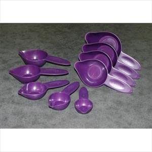 Amazon.com: POURfect Measuring Cup Set 9pc - Dark Plum/Purple: Home ...