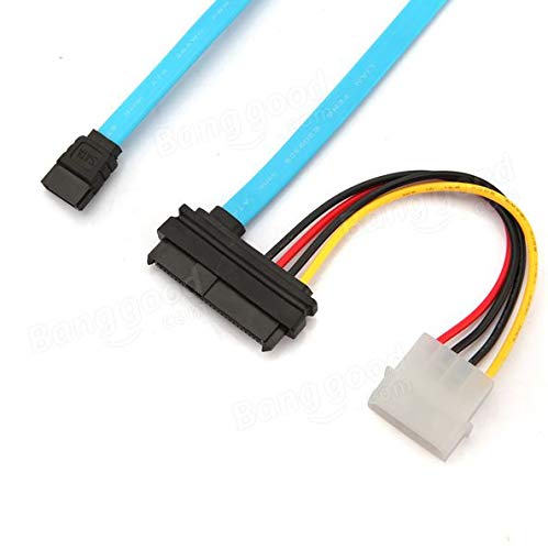 AXWtech Female ATA to SAS 29 Pin Connector Cable, SAS to SATA Adapter 7 ...